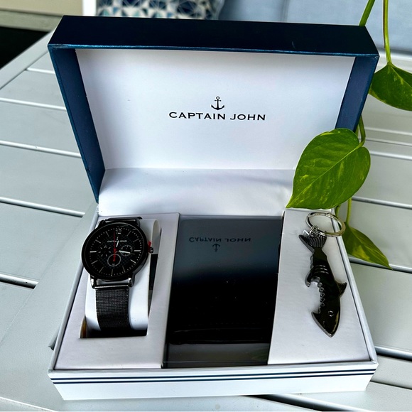 CaptainJohn | Accessories | Captain John Gift Set Watch Wallet And ...
